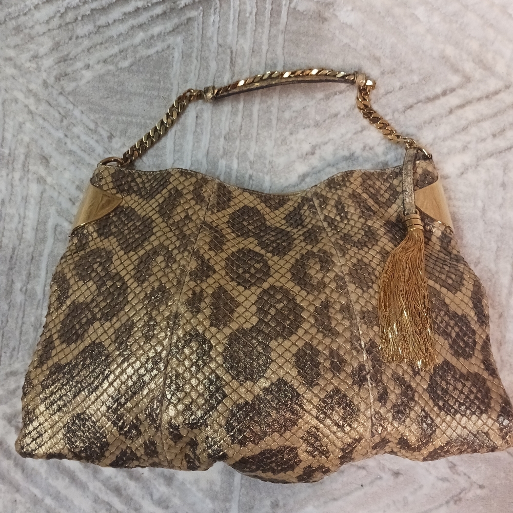 Gucci Python 1970 Shoulder Bag - Gem